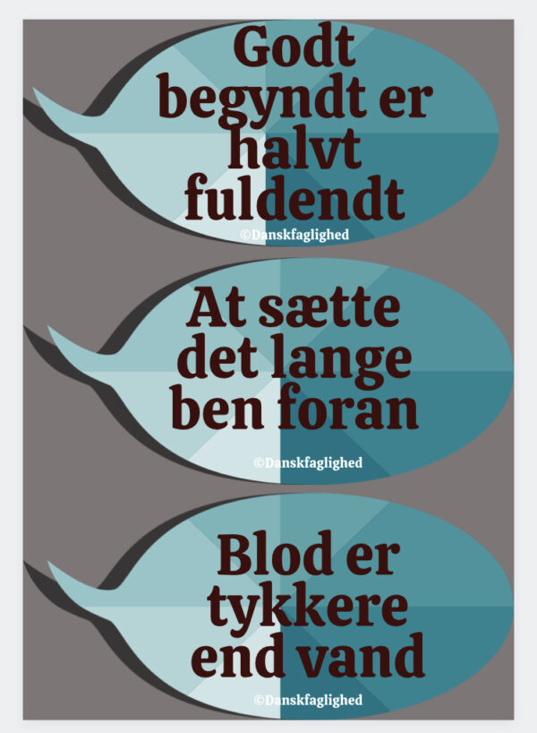 Talemåder/Ordsprog - Danskfaglighed