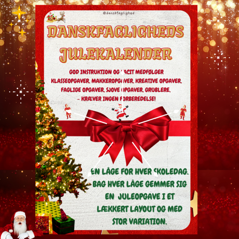 Fem ark med læsetekster og spørgsmål om julen. Træn læseforståelse på ...